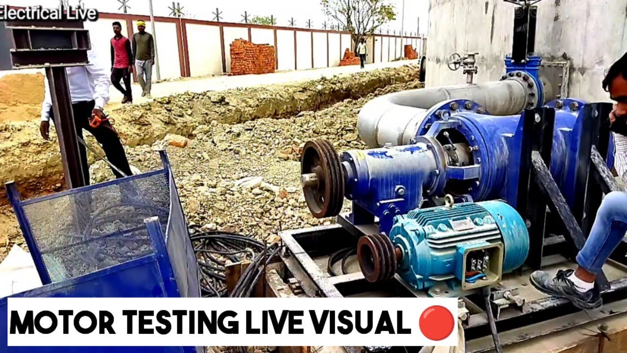 Motor testing live visual 🔴 | motor test | motor used in industry # ...