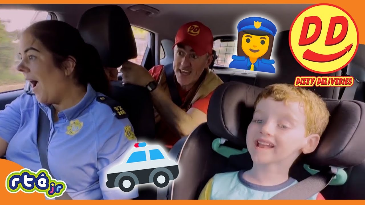 🚓 The Great Police Car Ride! 👮‍♀️ | Dizzy Deliveries 🚚 | RTÉjr - YouTube