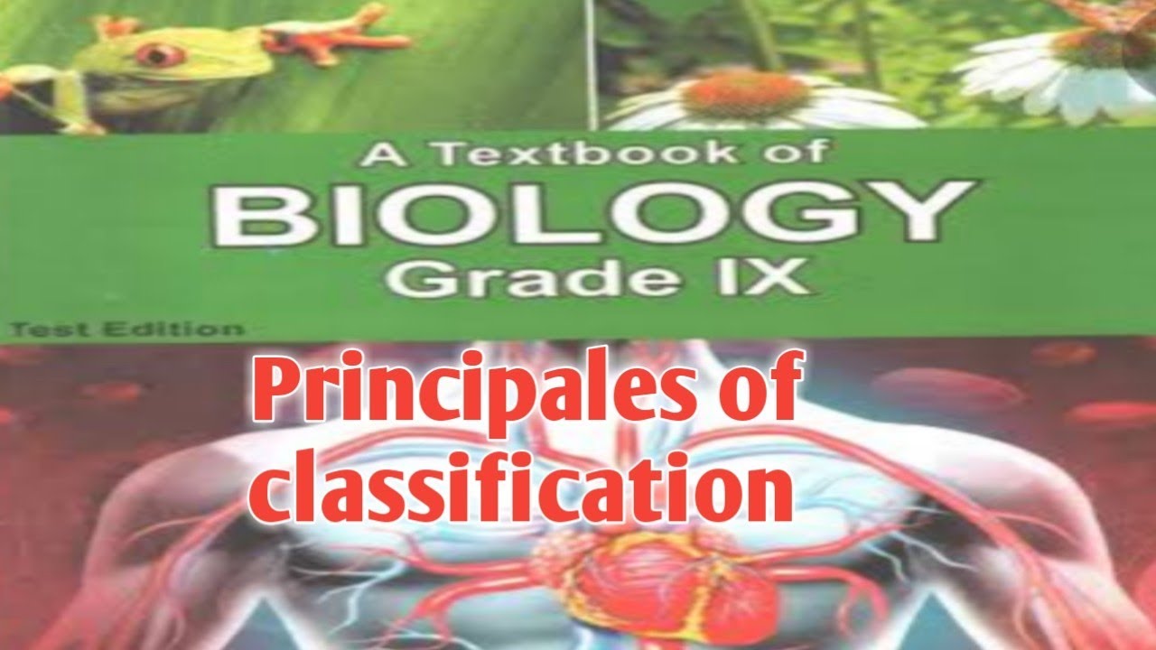 Chapter # 03 Biodiversity Principales of classification 9th FB/Kp ...