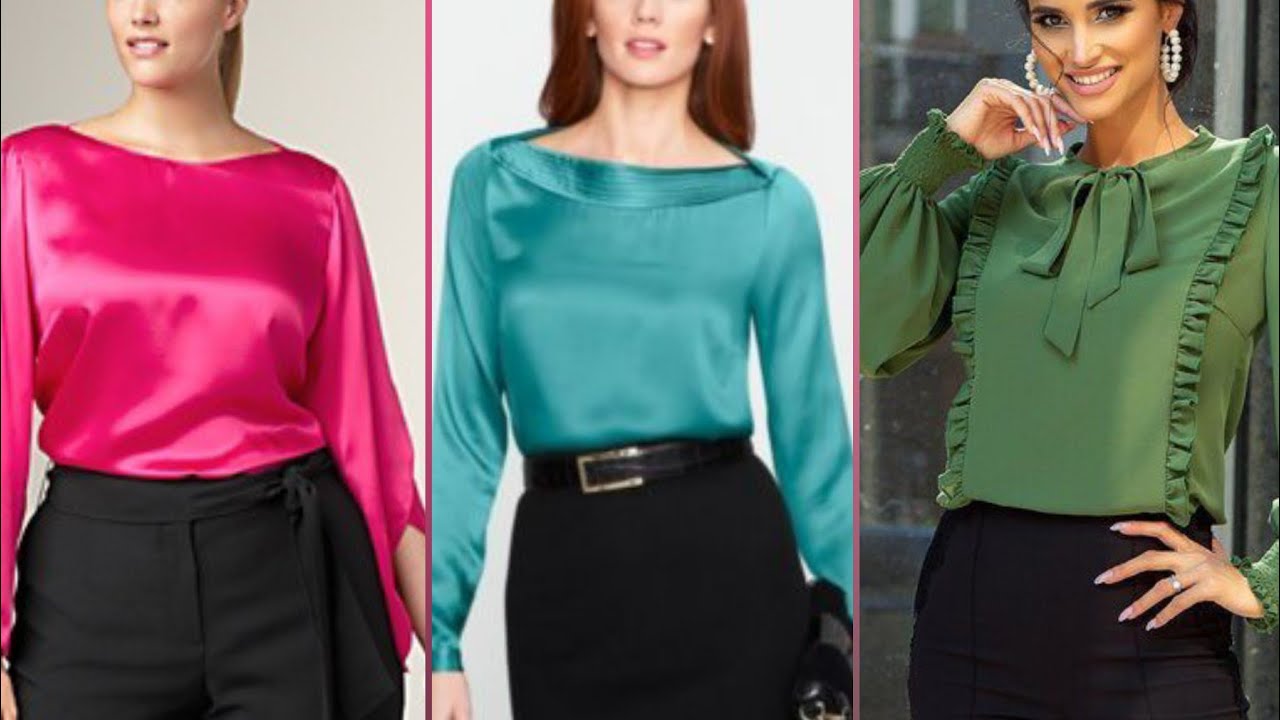 new arrival women party wear comfortable Silk top and blouse - YouTube