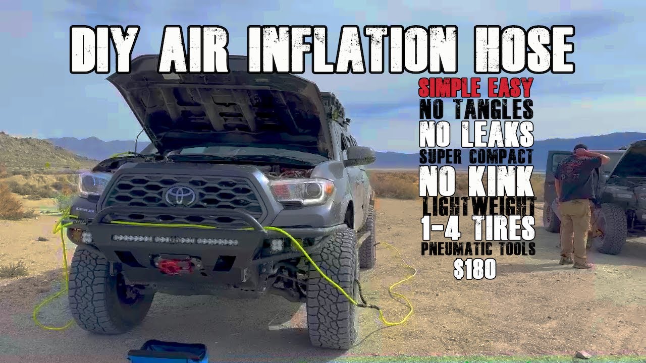 Ultimate Air Inflation System: High FLow, Tool-Ready, Lightweight, Kink ...