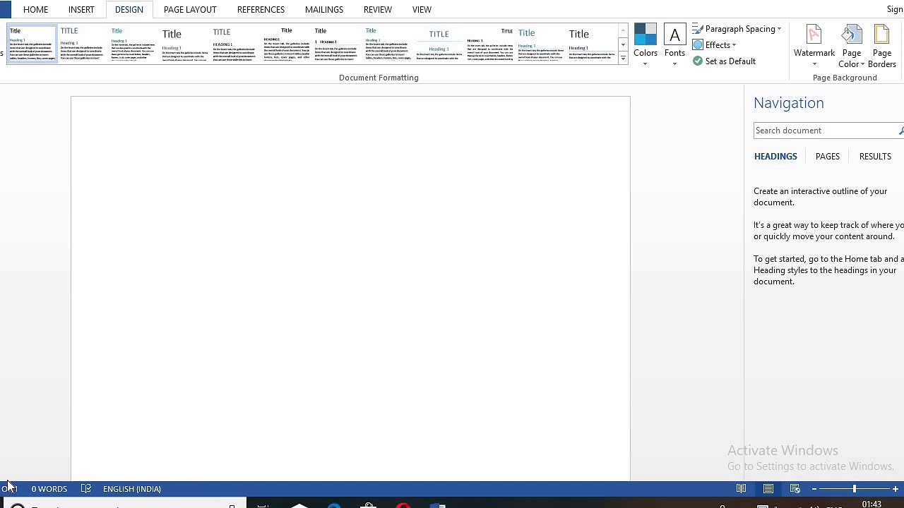How to design in word processor - YouTube
