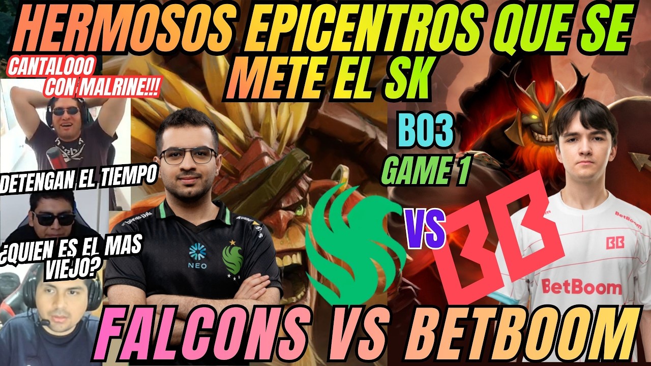 ASOMBROSOS EPICENTROS QUE SE METE MALRINE CON EL SK - FALCONS VS BB ...