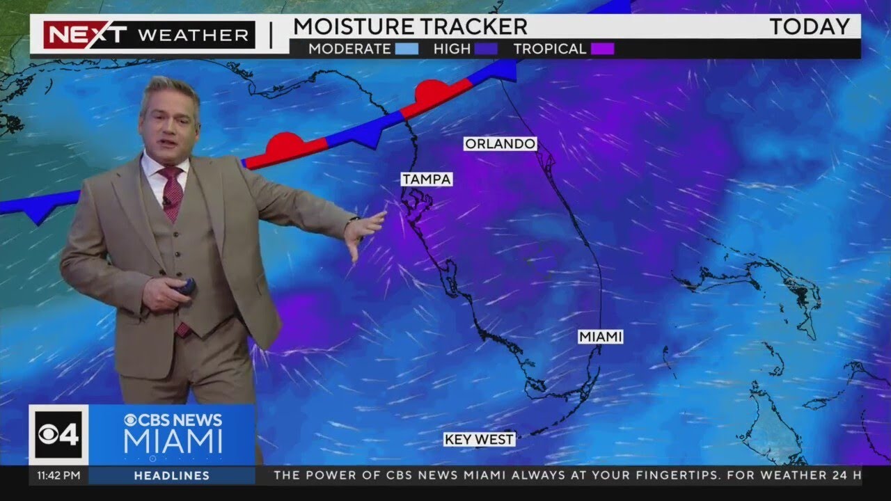 South Florida 11 p.m. Weather Forecast 8/22/2024 - YouTube