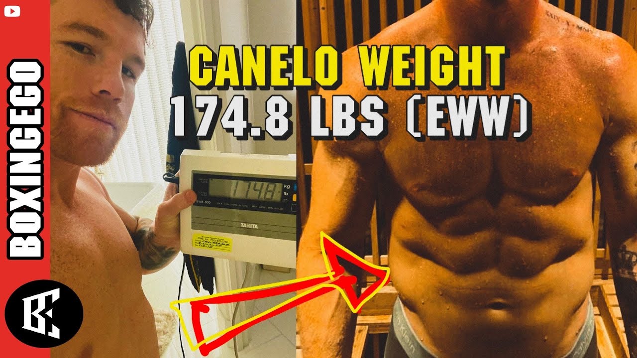 Canelo Alvarez WEIGHT 174.8 LBS - 14 DAYS OUT!!! - YouTube