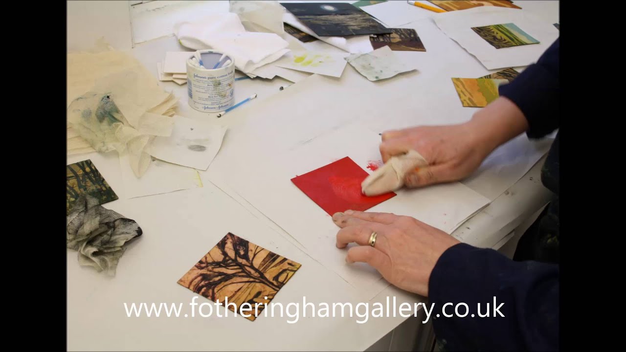 Collograph Famous Artists Collagraph Printing, With Cath Brooke