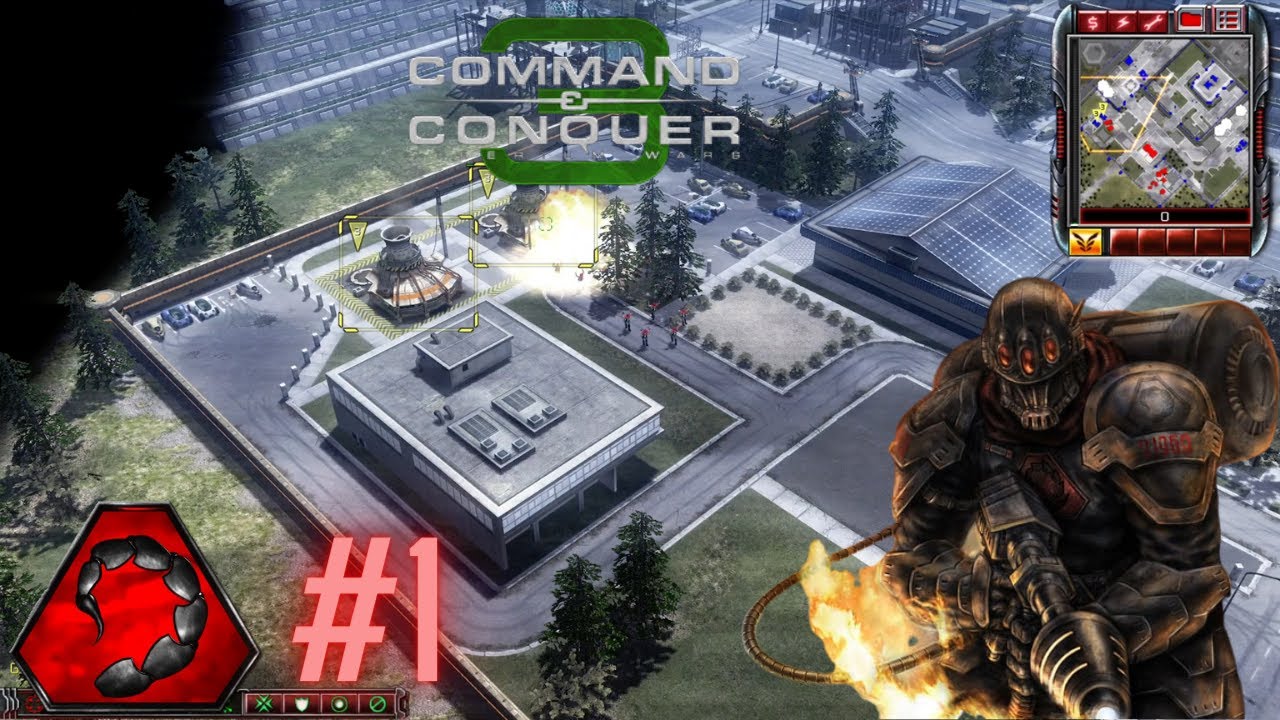 Command and Conquer 3: Tiberium Wars - NOD Mission 1 - Goddard Space ...