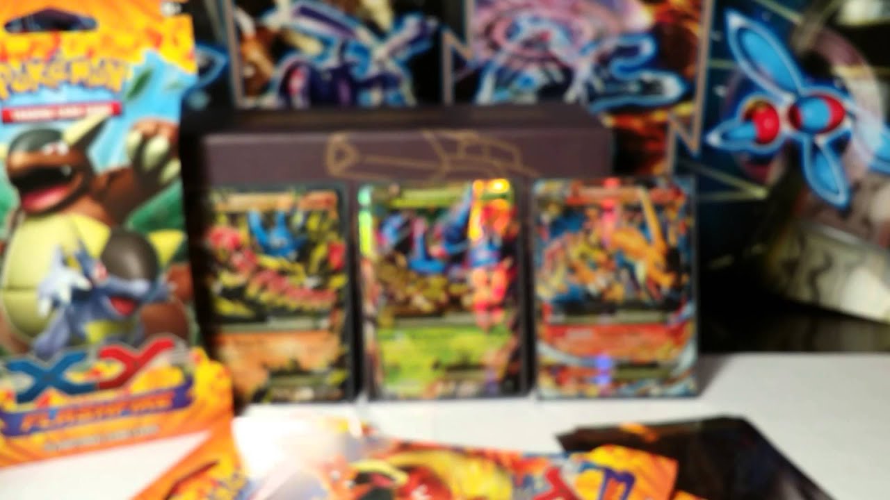 AWESOME FLASHFIRE XY Pokemon PULLS ! HOLO RARES - YouTube