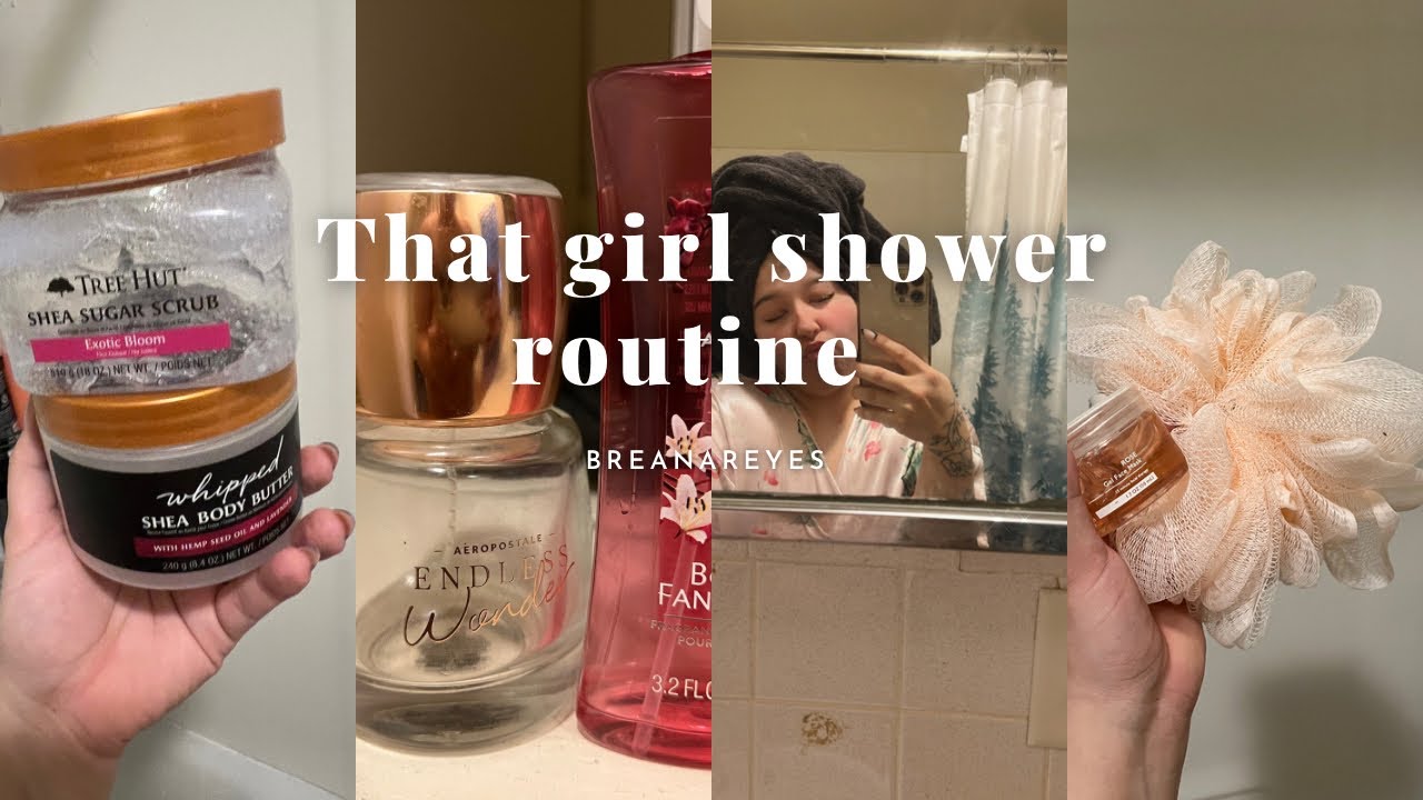 AESTHETIC SHOWER ROUTINE | FLORAL SCENT + SKIN CARE + SMELL AMAZING ALL ...