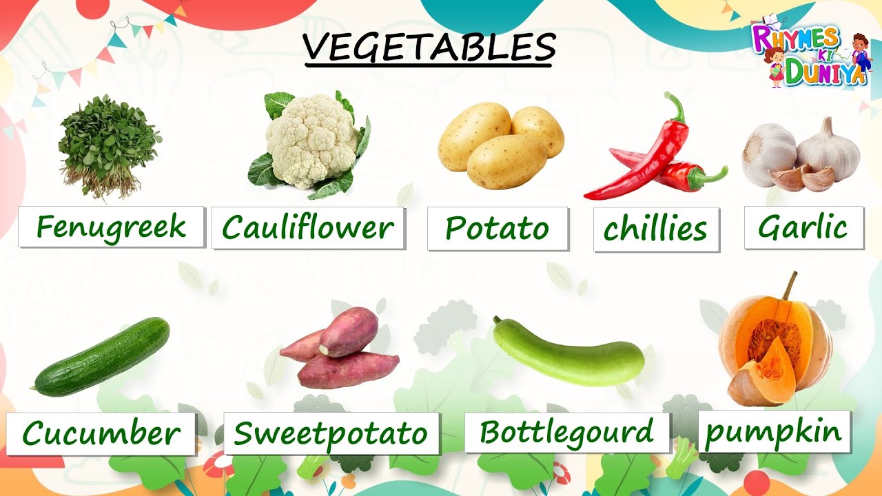 Vegetable Names Made Easy: Fun Learning for Kids! Let's Get Veggie! Fun ...