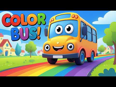 Colors on the Bus Go Zoom! 🚍 | Fun Nursery Rhyme Song for Kids to Learn ...