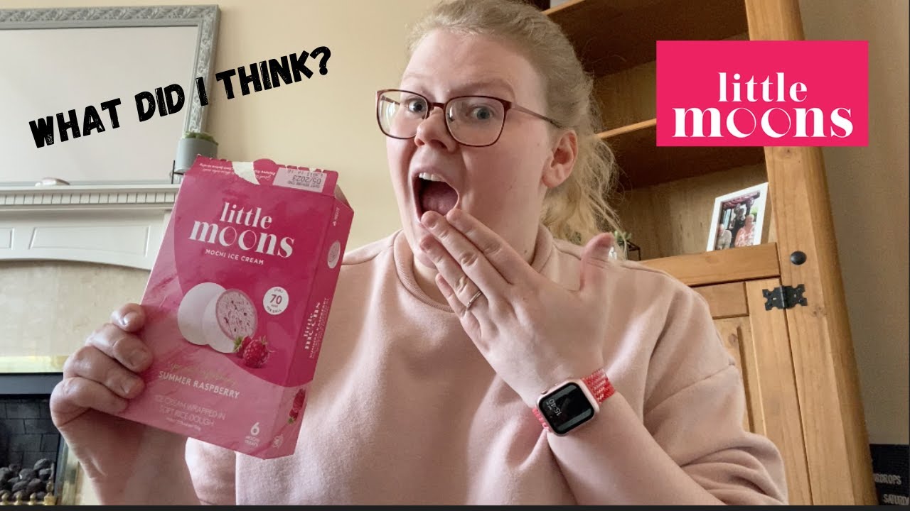TRYING THE *NEW* SUMMER RASPBERRY LITTLE MOONS! & A LITTLE Q&A - YouTube