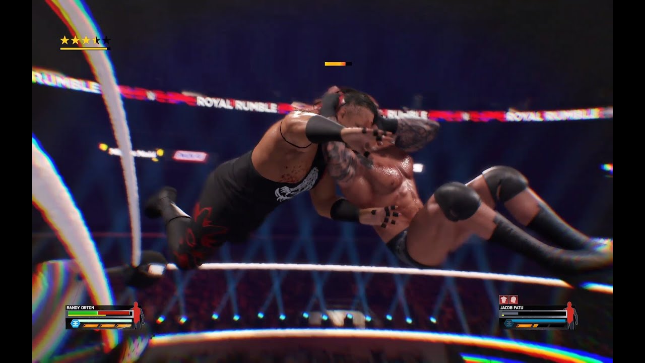 WWE 2K25-RANDY ORTON TAKES ON JACOB FATU FOR THE CHAMPIONSHIP - YouTube