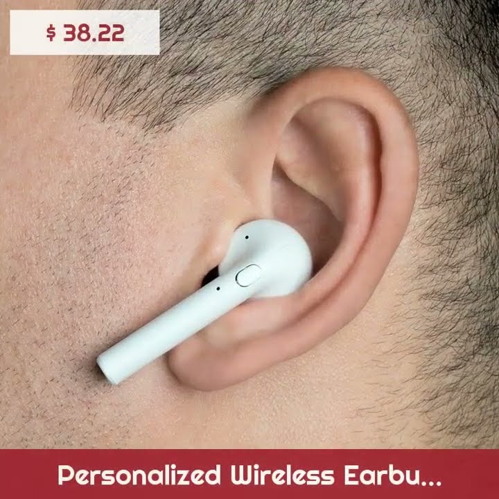 Personalized Wireless Earbuds Case | Custom Christmas Gift | Festive ...