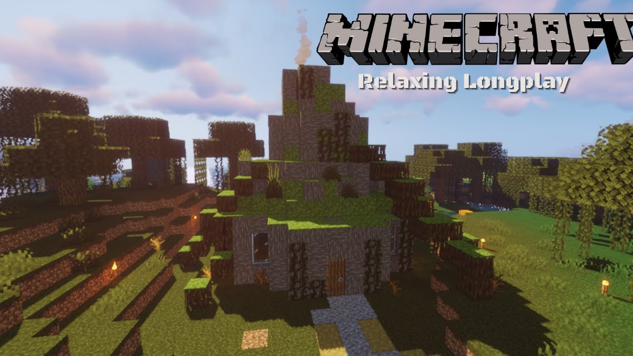 Minecraft Longplay - Building Shrek's House (No Commentary) 1.19 - YouTube