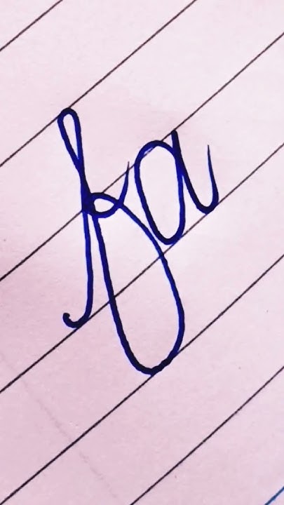 How to write 'fa' for beginners #handwriting #calligraphy #johanwriting ...