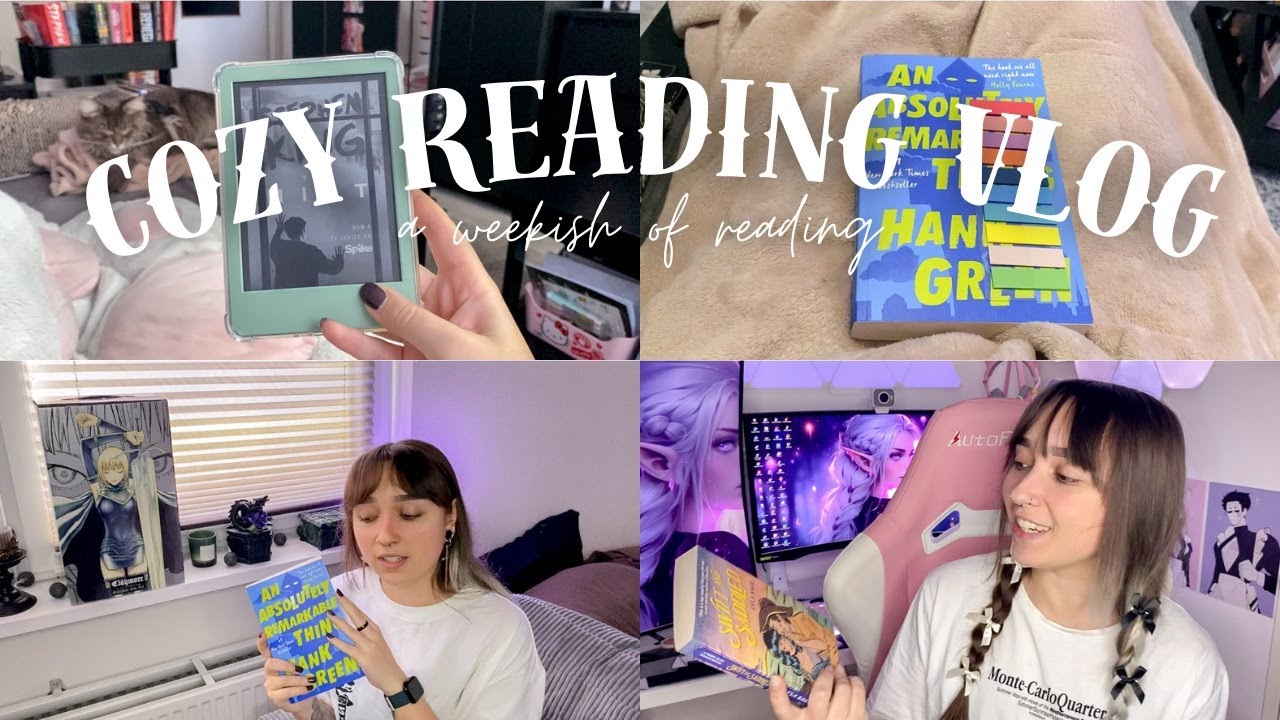 What I read in a week | cozy reading vlog - YouTube