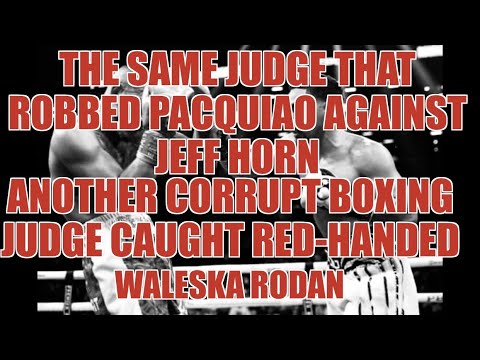 Another Corrupt boxing judge caught red-handed Danny Garcia versus José ...