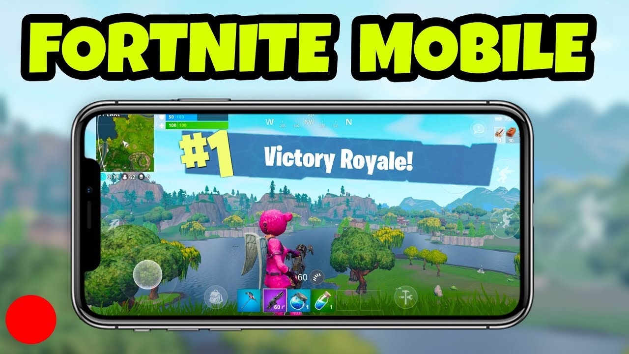 Fortnite MOBILE Gameplay - #1 Mobile Fortnite Player! (Fortnite Mobile ...