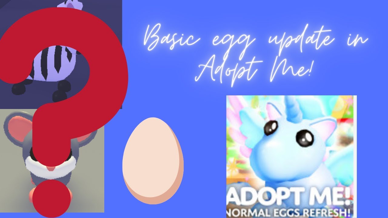 NEW Adopt Me Basic EGG UPDATE w/ Its_Mushroom - YouTube