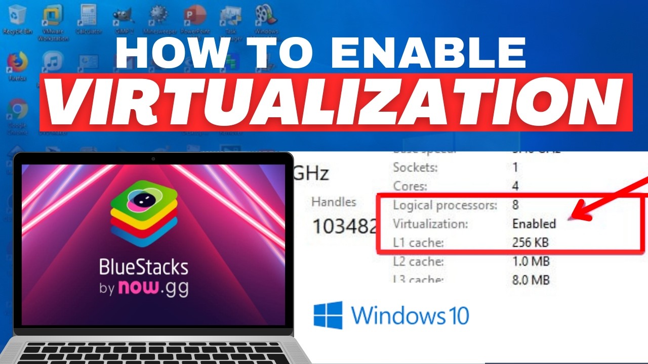 How to Enable Virtualization in Windows 10 || Hardware Virtualization ...
