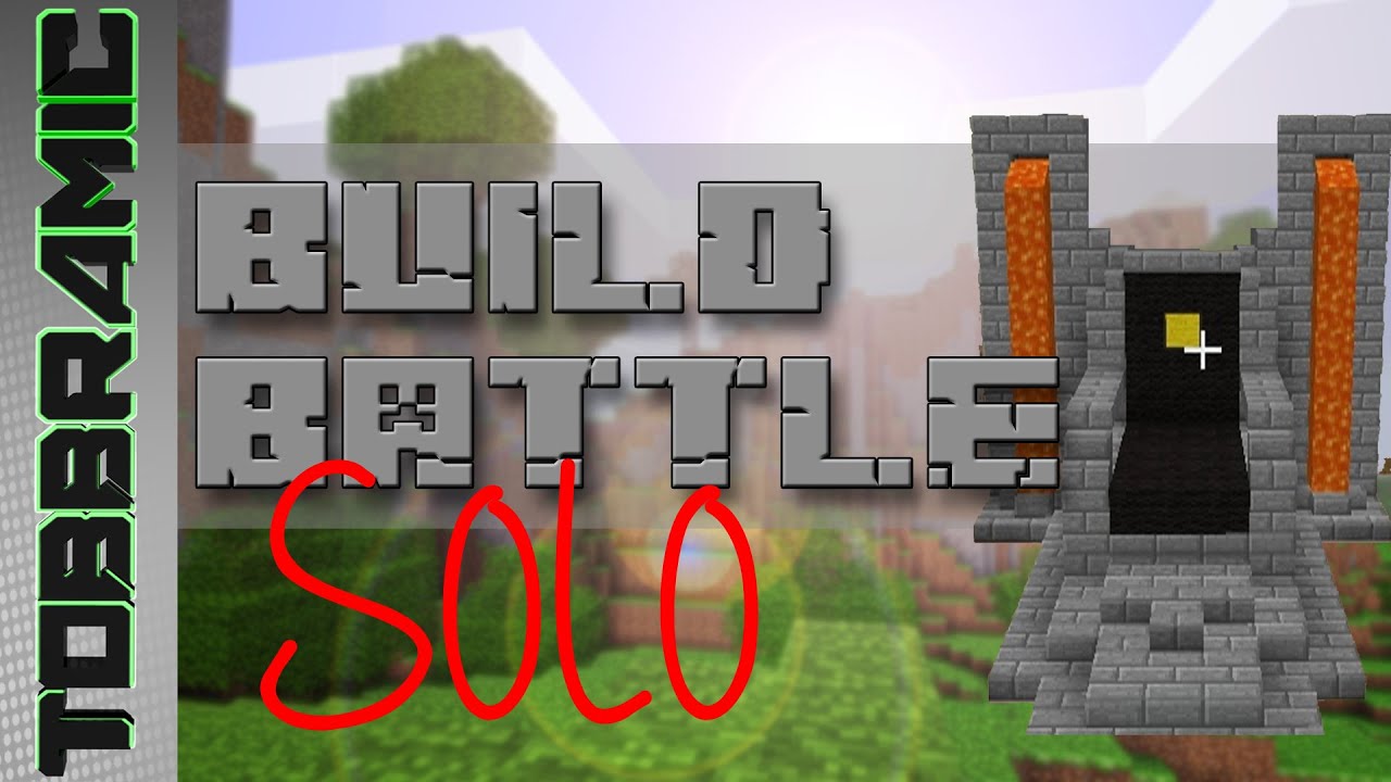 Minecraft build battle Solo | De Troon Verdienen - YouTube