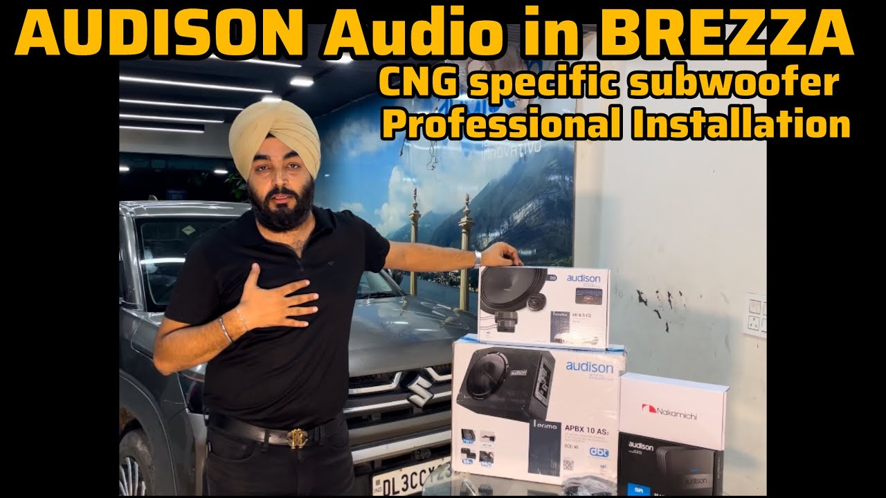AUDISON HI-END AUDIO INSTALL IN BREZZA CNG PROFESSIONAL INSTALLATION 4 ...
