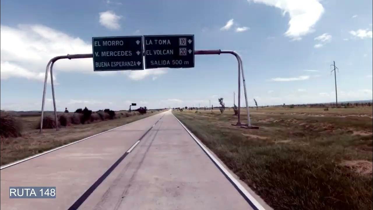 RUTA 148 -SOLO RUTA- De Naschel a RUTA 7 -Estacion Cramer -PROV DE SAN LUIS- - YouTube