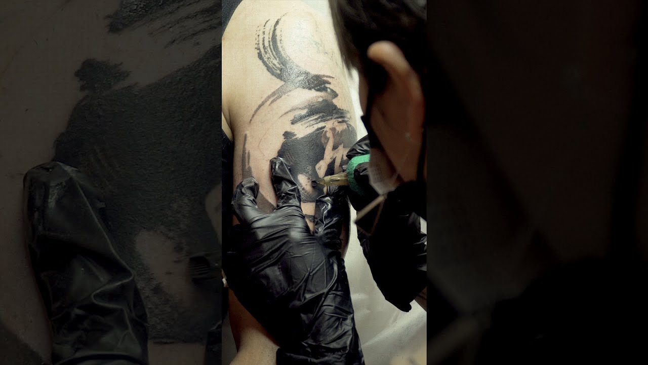 空 Emptiness｜Tattooing Process｜Chinese Calligraphy Tattoo｜Joey Pang｜JP ...