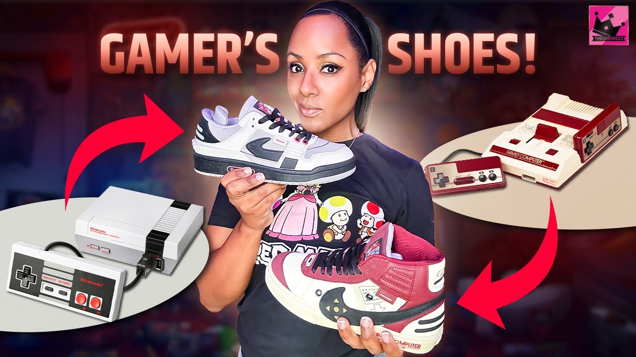 😮‍💨 Unboxing A Retro Gamers Dream Shoes | Bull Airs Nintendo / Famicom ...
