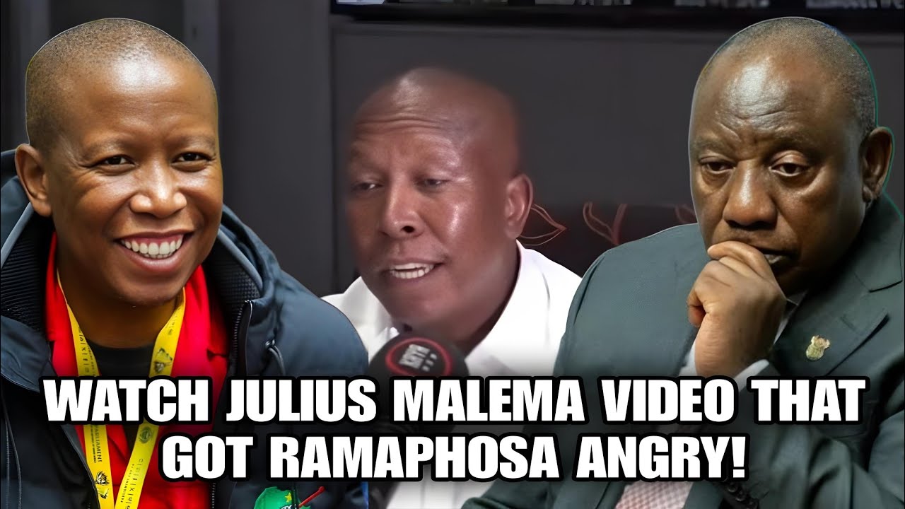 Watch Julius Malema's Video That Got Ramaphosa Angry! - YouTube
