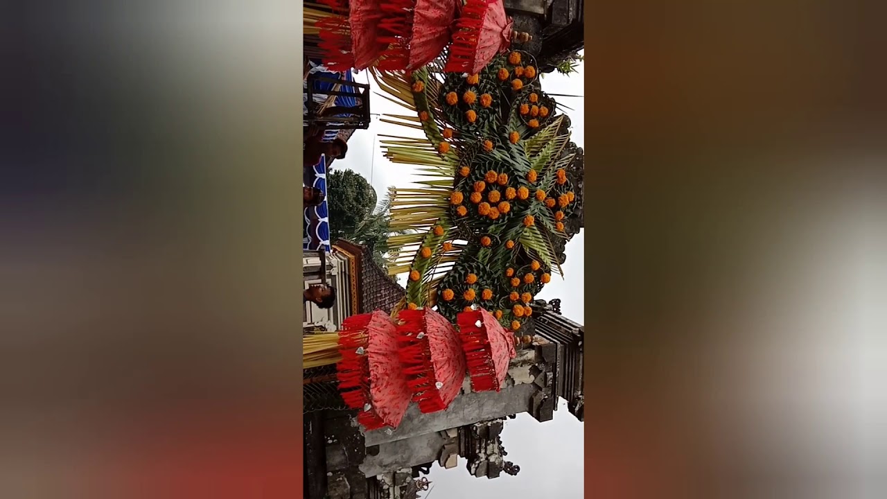 Dekorasi pernikahan gayor Bali. - YouTube