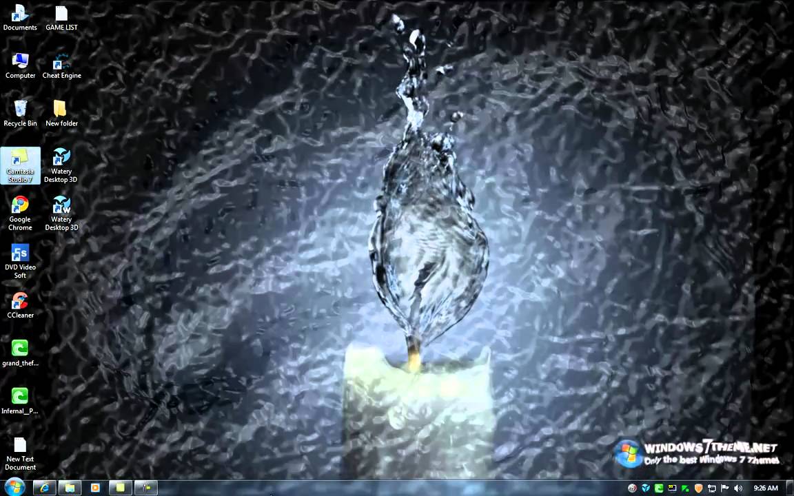 Animated Desktop Background In Windows 7 - YouTube