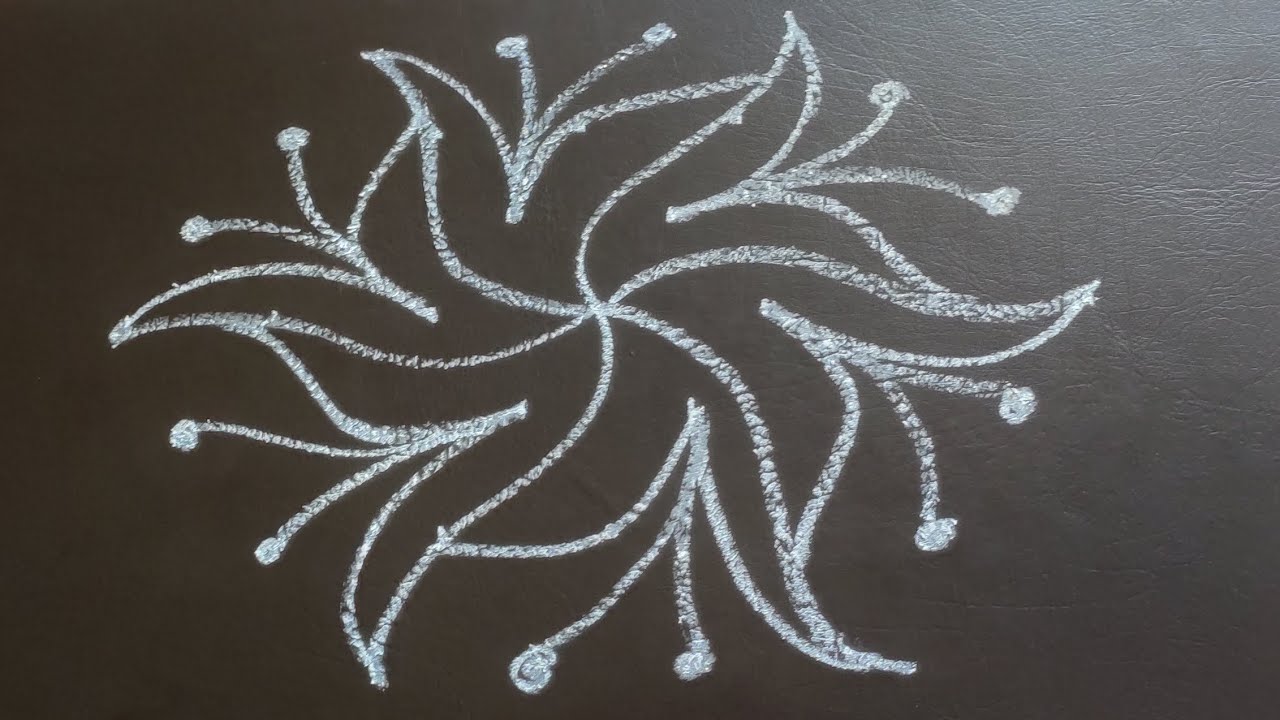 ||Easy &Simple Rangoli Designs||Thipkyanchi Rangoli||Kolam Design By ...