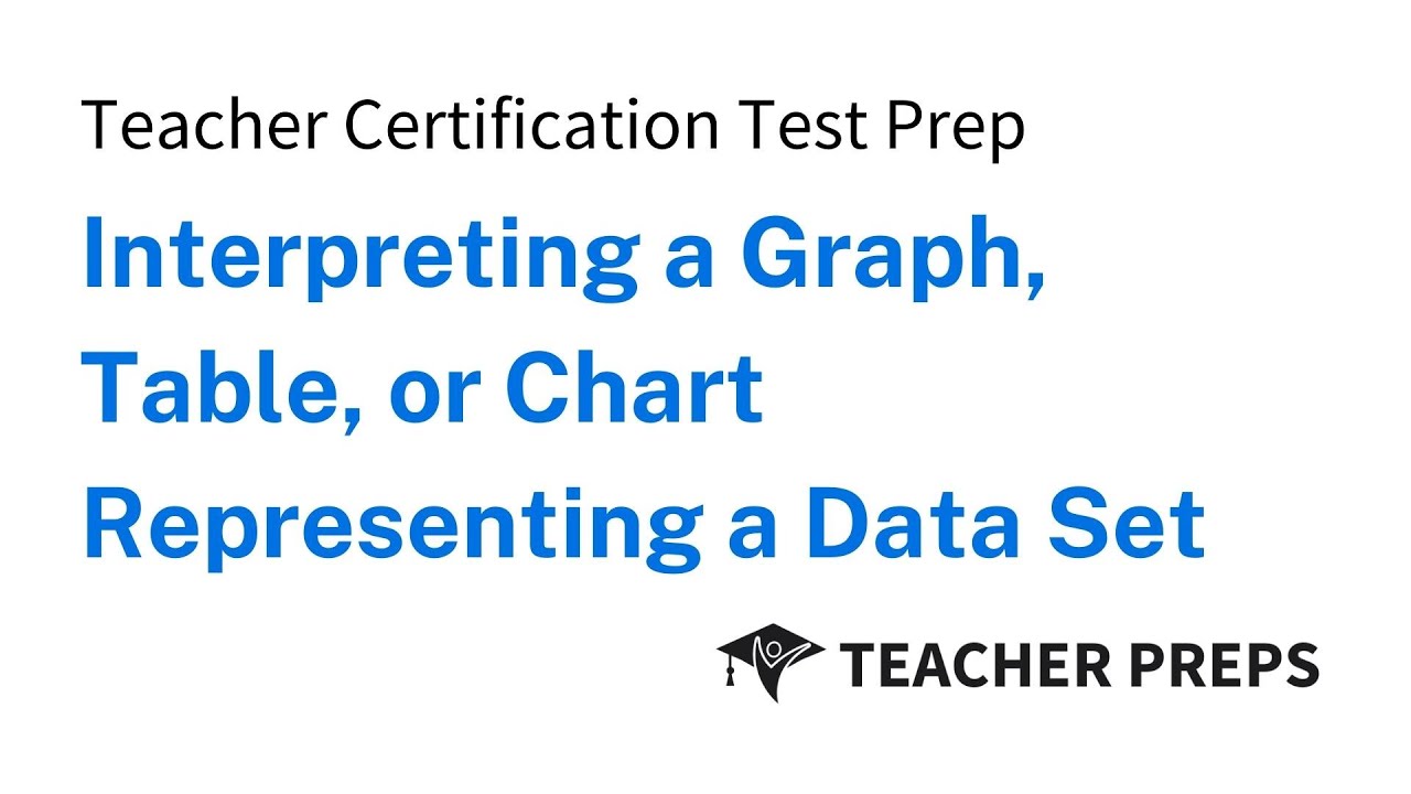 Teacher Certification Test Prep: Interpreting a Graph, Table, or Chart ...