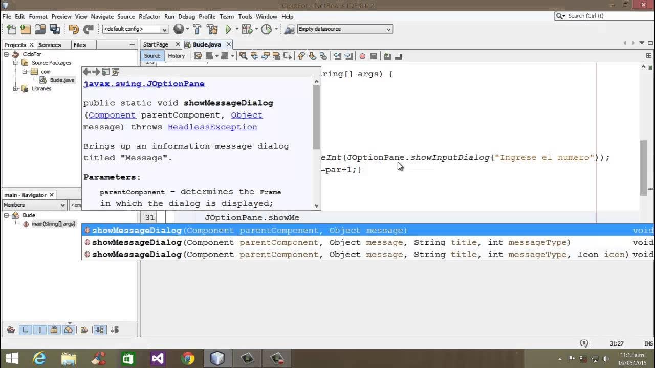 Tutorial Java Netbeans #10 - Estructura For - YouTube