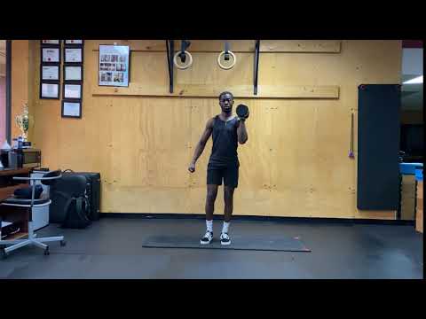 Boost Core and Leg Power with Front Load Carry with Knee Drive! - YouTube