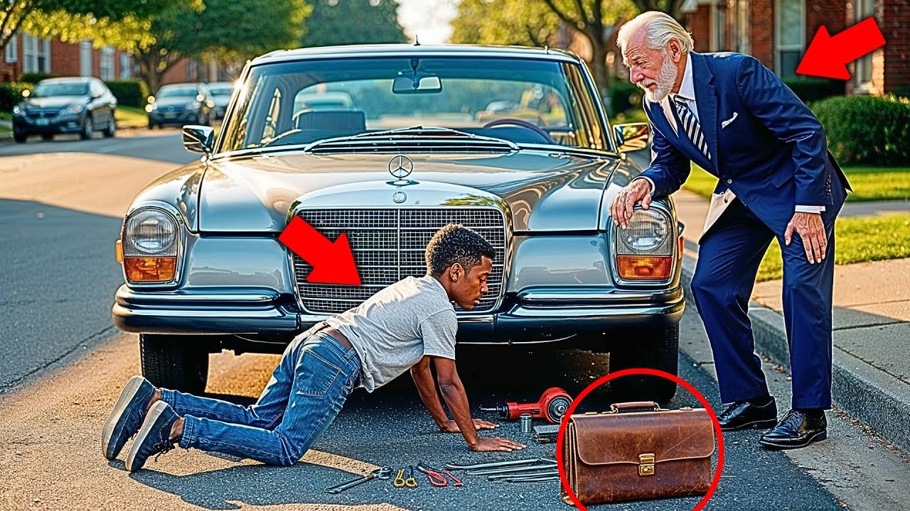 A Boy Helps Old Man Fix His Broken Car, Next Day He Discovers the Man ...