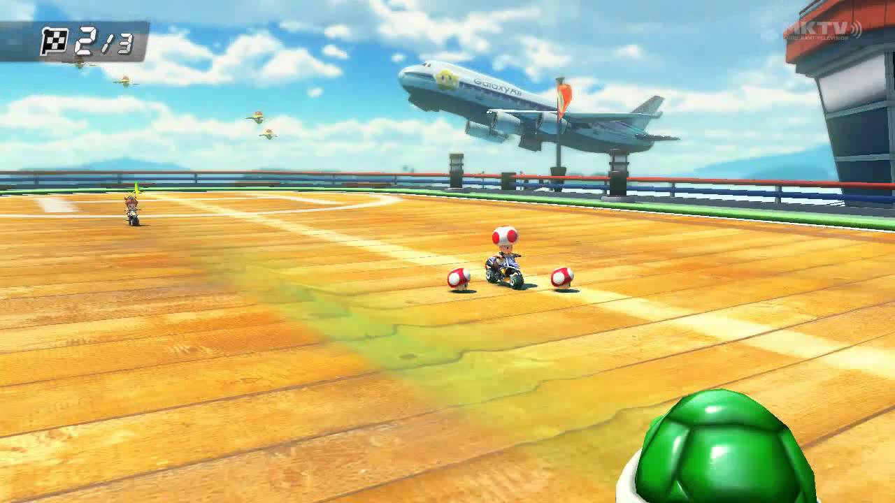 Wii U - Mario Kart 8 - Sunshine Airport - YouTube