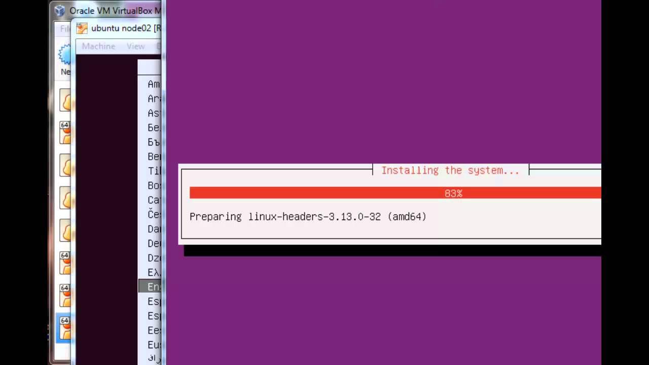 Creating a virtual cluster: Ubuntu. Part 1 (installing the VMs) - YouTube