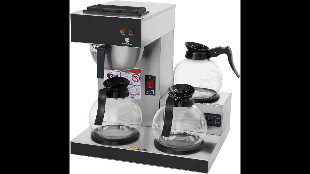 Review: SYBO 12-Cup Commercial Coffee Maker – Fast Pour-Over Brewing ...