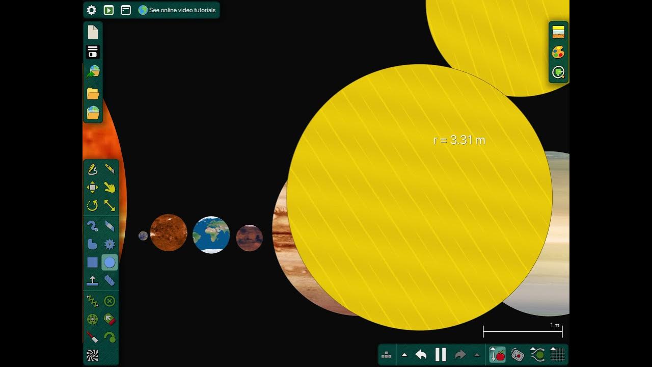 Planets Algodoo - YouTube