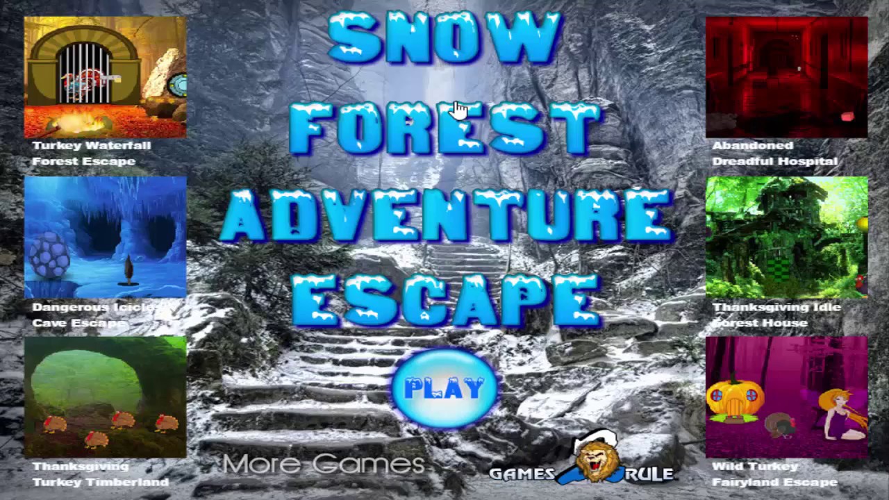 Snow Forest Adventure Escape walkthrough Games2Rule. - YouTube
