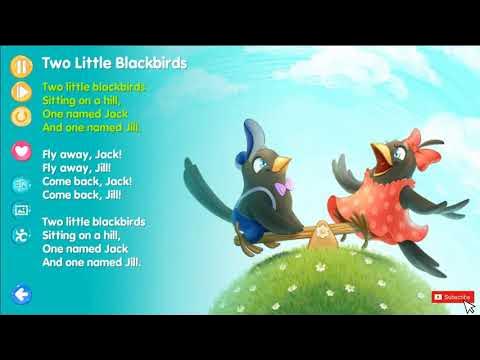 Two Little Blackbirds Song For Kids With Lyrics - Super Simple Nursery ...