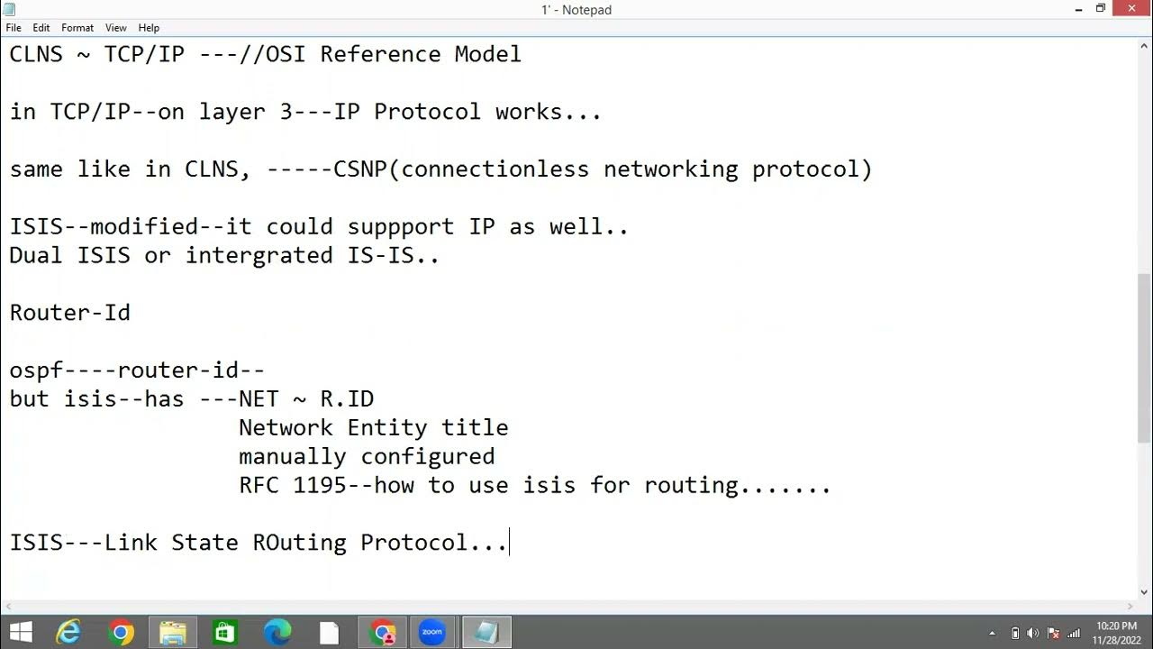 ISIS Part 5--ISIS Concept || Similarity & Difference between ospf & ISIS||IGP Protocol|Learn ...