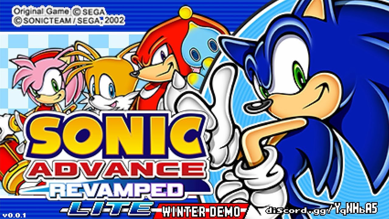 Sonic Advance Revamped LITE: Winter Demo - Normal + Jolly Mode mit ...