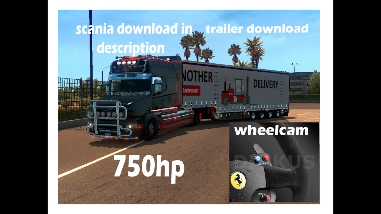 Ats/\750hp STRETCHED scania mod/WHEELCAM/download links - YouTube