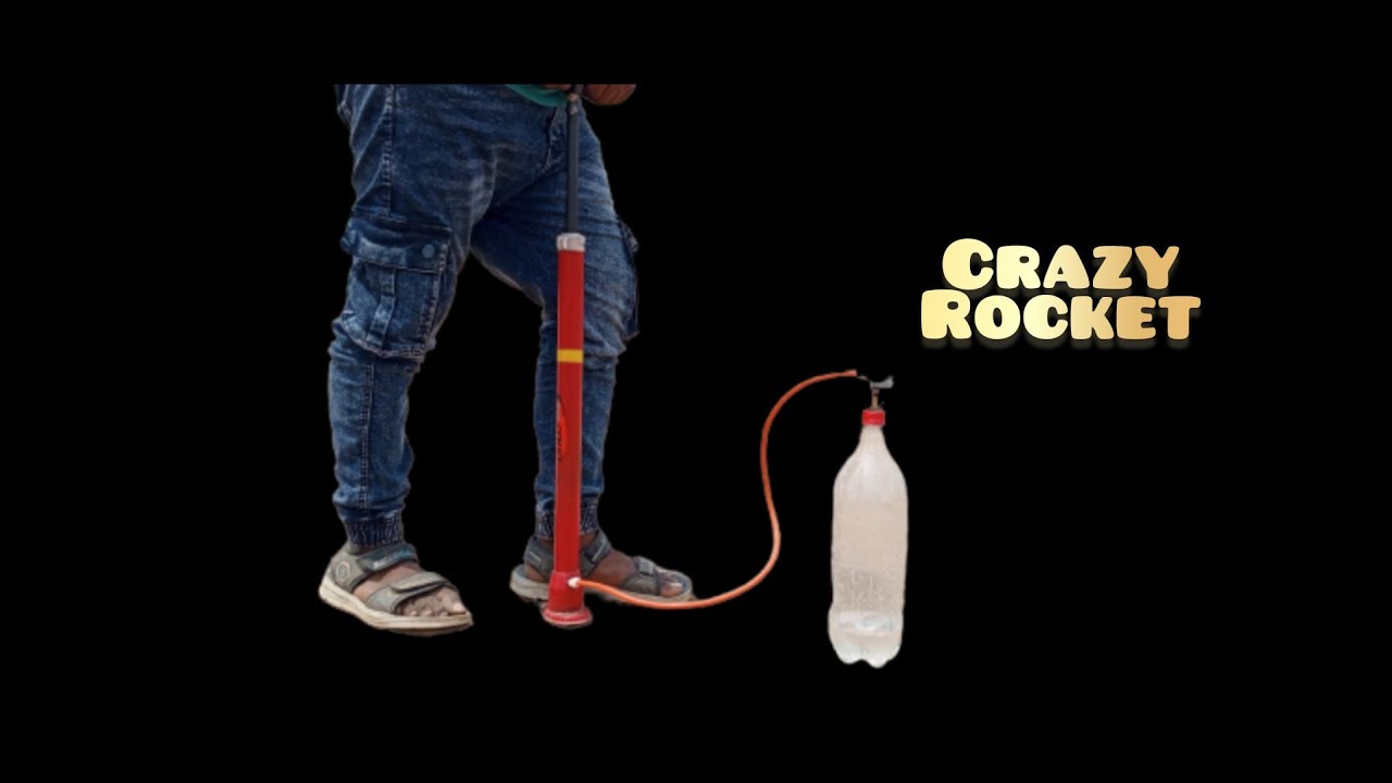 How to make water bottle rocket correctly. Crazy rocket fly in sky.water bottle rocket - YouTube