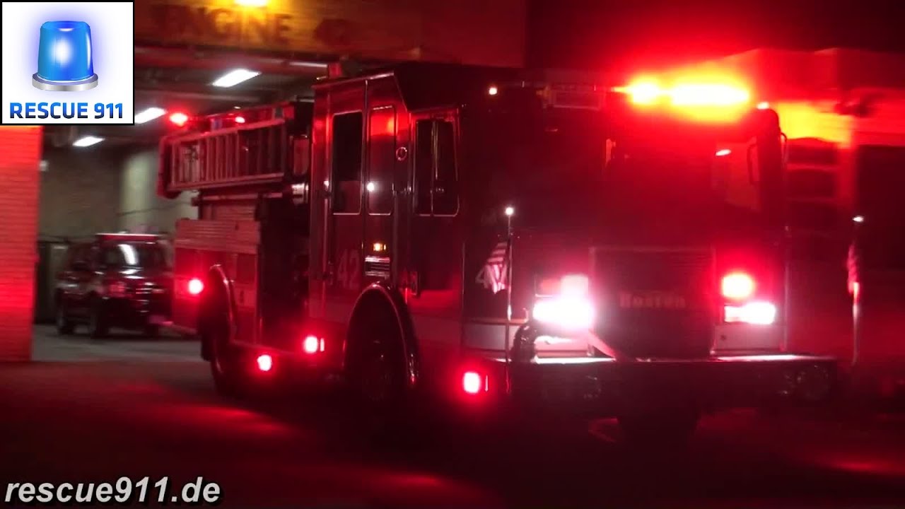 Engine 42 Boston Fire Department - YouTube
