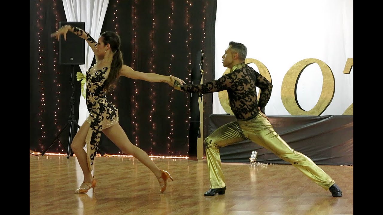 Erin Leger & James Cobo Performing at Elegant Rumba 007 Anniversary ...